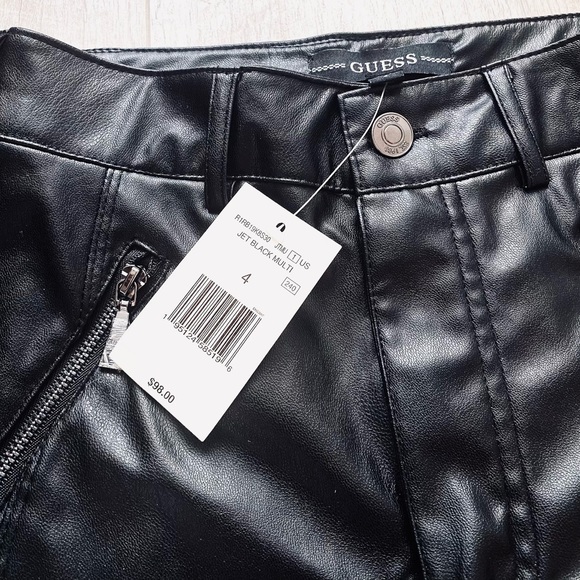 Guess | Pants & Jumpsuits | Guess Black Faux Leather Pants | Poshmark